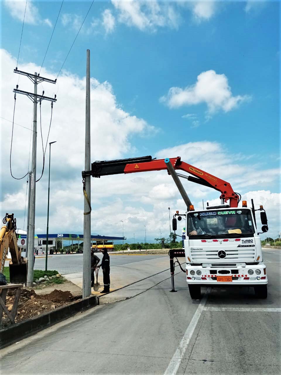 Más de 25 km de nueva red de iluminación tipo LED en la vía Machala ...